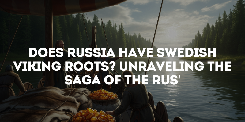 Does Russia Have Swedish Viking Roots? Unraveling the Saga of the Rus ...