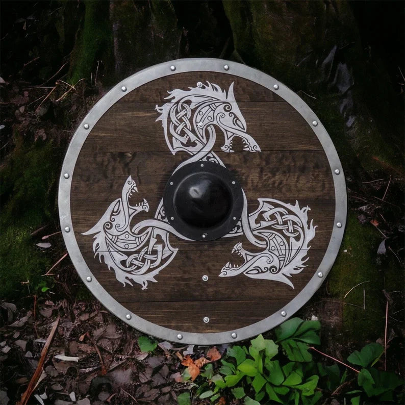 Triple Wolf Shield – Tales of Valhalla
