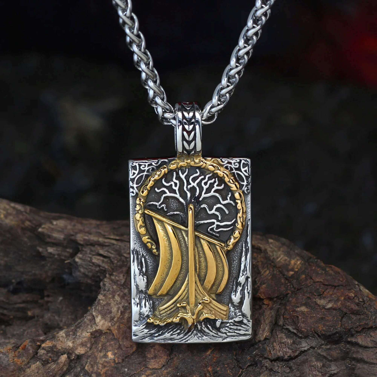 Viking Ship Necklace - Tales of Valhalla