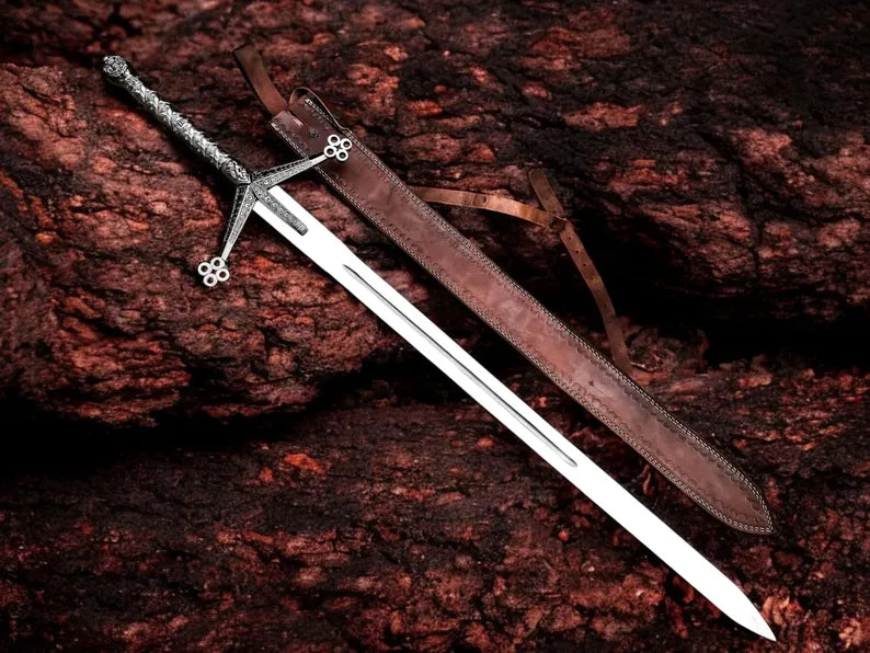 Scottish Claymore Sword – Hand-Forged Stainless Steel Highland Blade ...