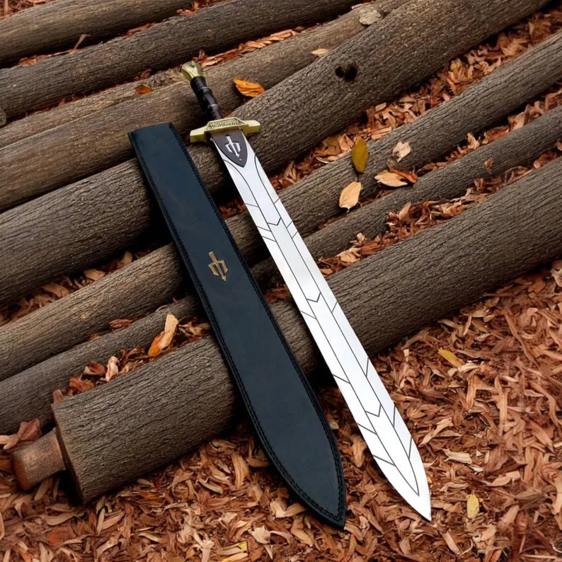 Olympians Brass Sword | Riptide Anaklusmos Inspired D2 Steel Blade ...