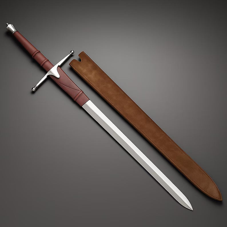 Scottish Knight Claymore Sword – Tales of Valhalla | Damascus Steel ...